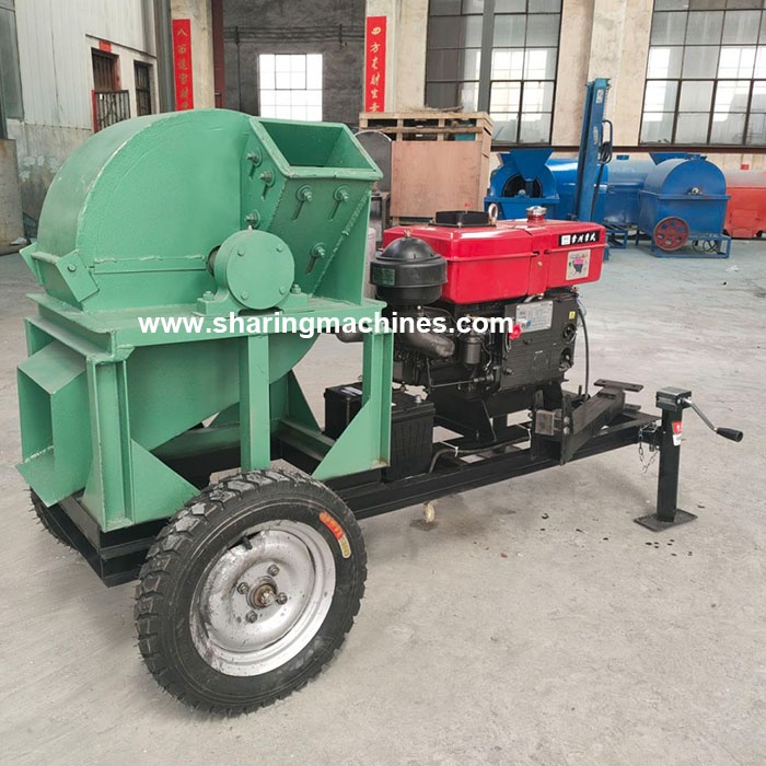 Multifunctional Wood crusher for wood chips and sawdust