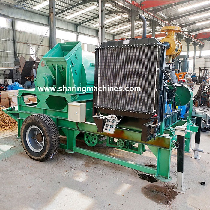Multifunctional Wood crusher for wood chips and sawdust
